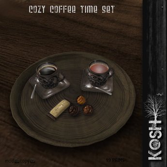 Second Life Marketplace - KOSH- COZY COFFEE TIME SET